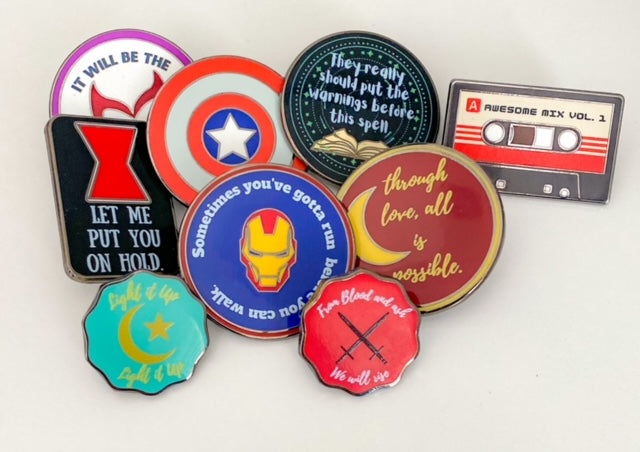 Collections – Pins of Marvel and Magic