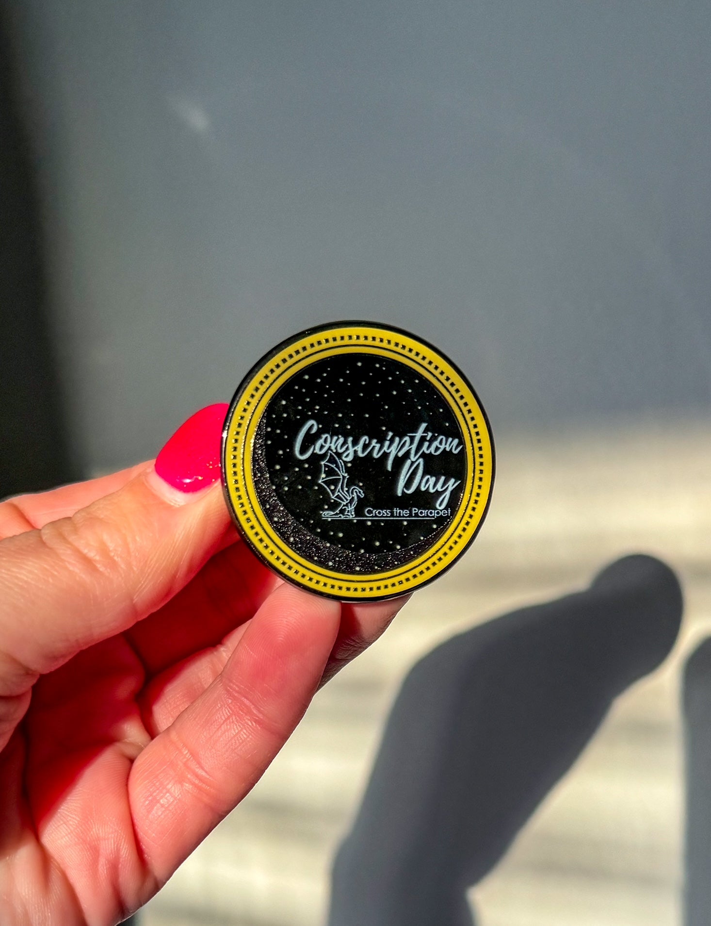 Conscription Day Mini Pin – Pins of Marvel and Magic